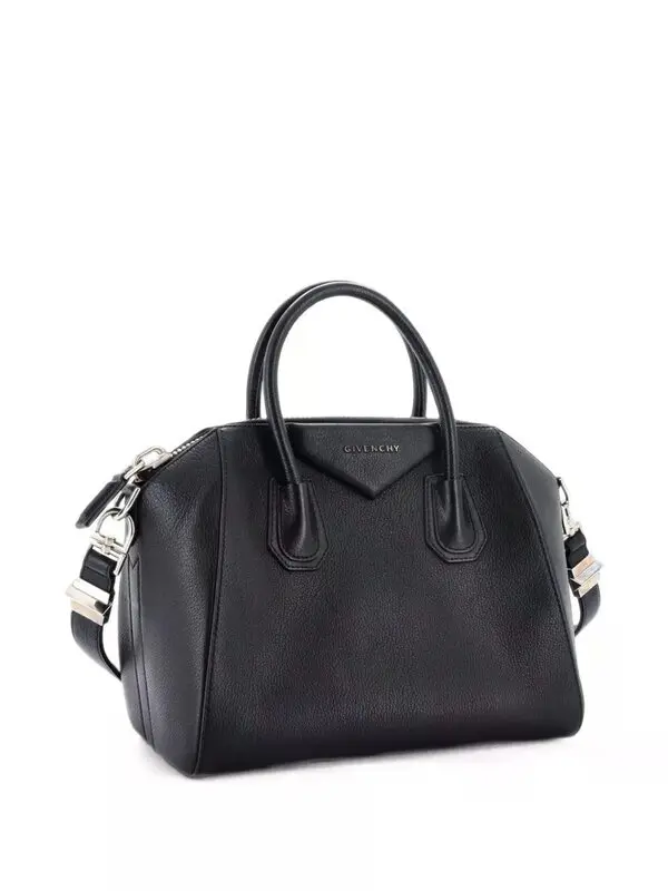 Givenchy Antigona Bag Leather Small Satchel - Black