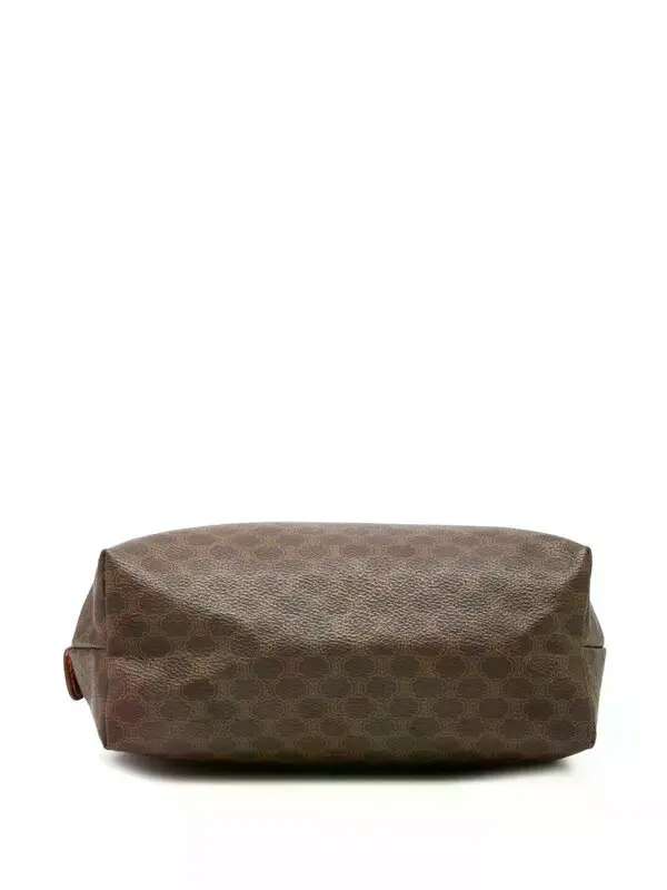 Celine 20th Century Macadam Coated Canvas Cosmetic Pouch