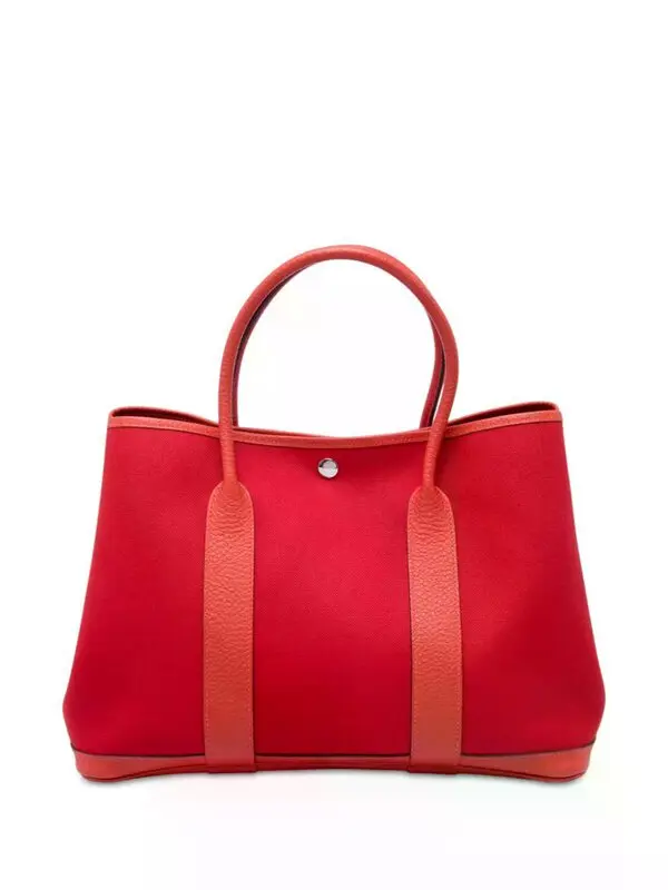 Hermès 2016 Toile And Negonda Garden Party 36 Tote Bag - Red