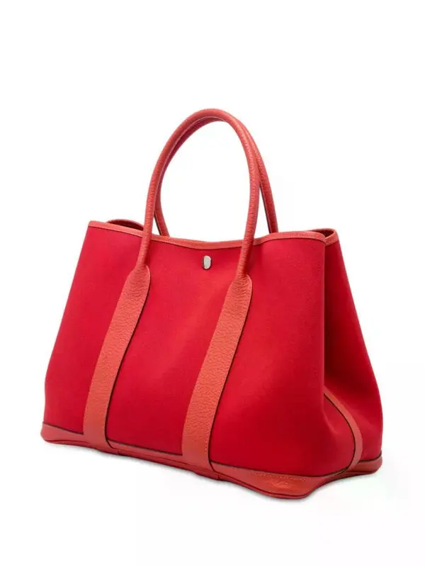 Hermès 2016 Toile And Negonda Garden Party 36 Tote Bag - Red