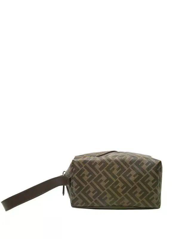 Fendi 2023-2026 Zucca Canvas Toiletry Case Clutch Bag