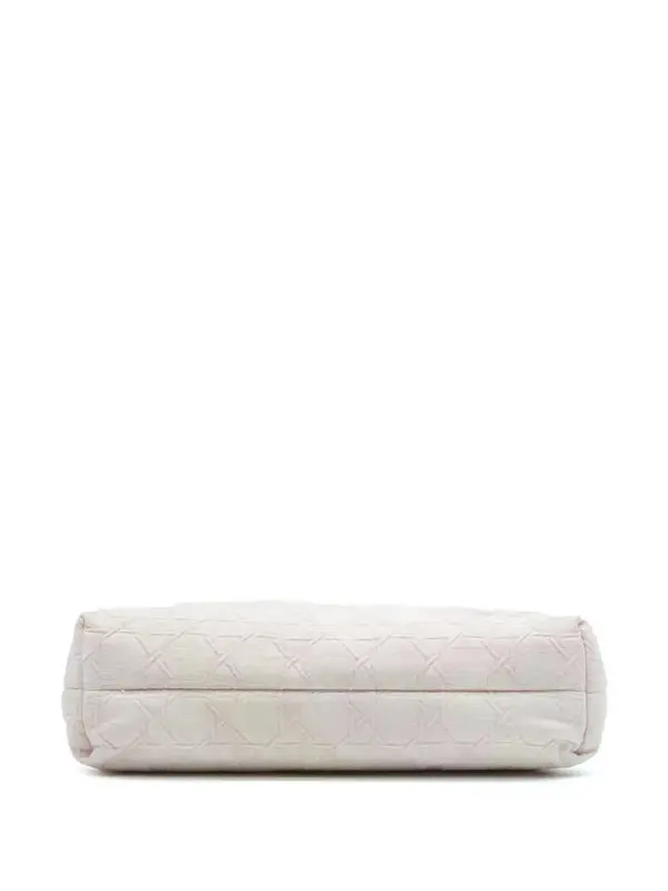 Dior 2022 Cannage Canvas Pouch - Pink
