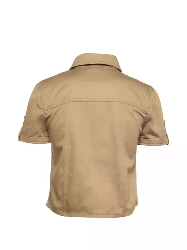 Celine Cropped Utility Shirt