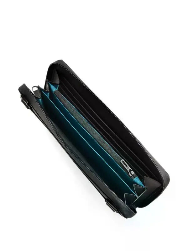 PIQUADRO Corner 2.0 Logo-debossed Clutch Bag