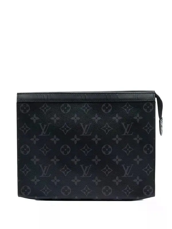 LOUIS VUITTON 2020 Monogram Eclipse Pochette Voyage Mm Clutch Bag