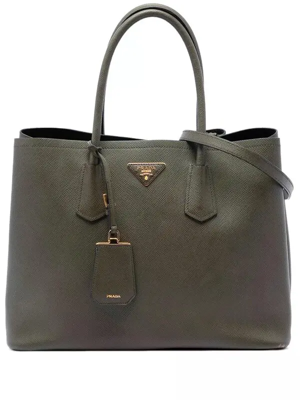 Prada 2014-2026 Large Saffiano Cuir Double Satchel