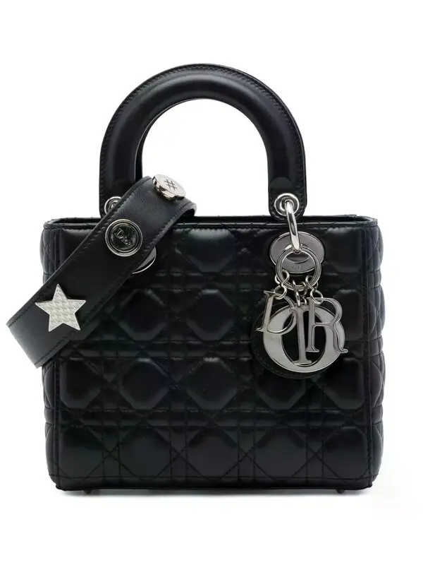 Dior 2017 Small Lambskin Cannage My Abcdior Lady Satchel