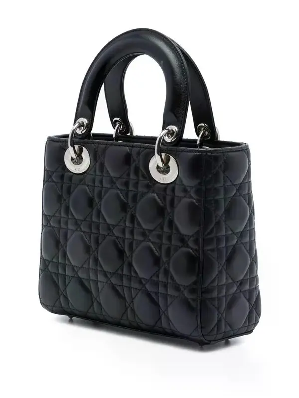 Dior 2017 Small Lambskin Cannage My Abcdior Lady Satchel