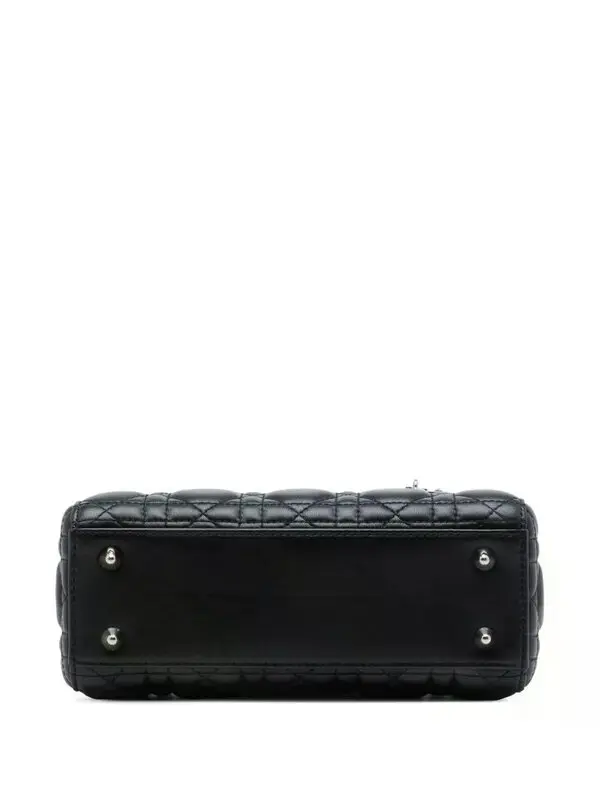 Dior 2017 Small Lambskin Cannage My Abcdior Lady Satchel