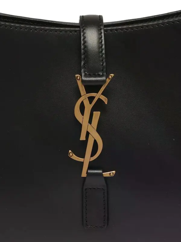 Saint Laurent Le 5 À 7 Leather Shoulder Bag - Black