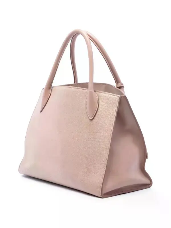 Prada 2013-2026 Medium Saffiano Cuir Monochrome Top Handle Tote Satchel