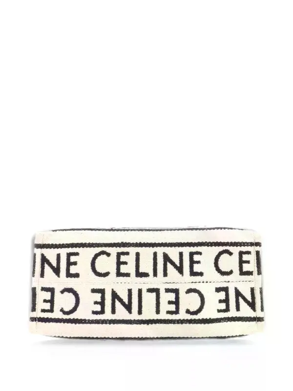 Celine Cabas Thais Logo All Over Textile Large Tote Bag