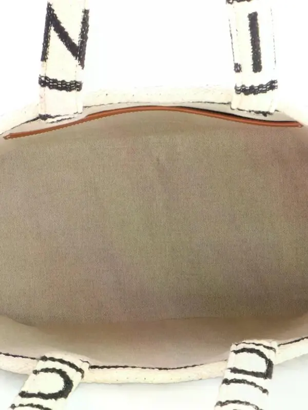 Celine Cabas Thais Logo All Over Textile Large Tote Bag