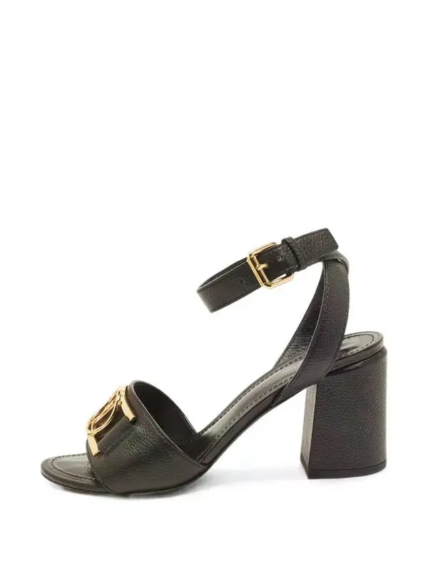 LOUIS VUITTON Lock It Buckle-detail Heeled Sandals