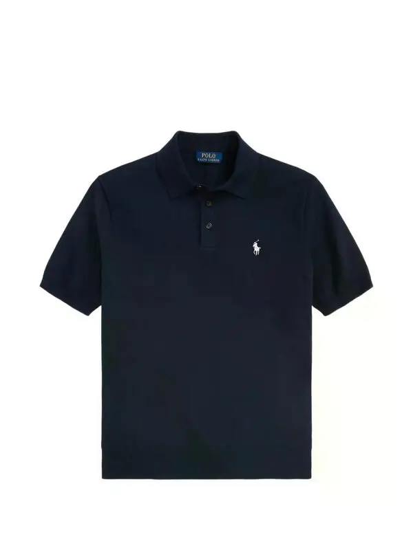 Polo Ralph Lauren Logo-embroidered Short-sleeve Polo Shirt - Blue