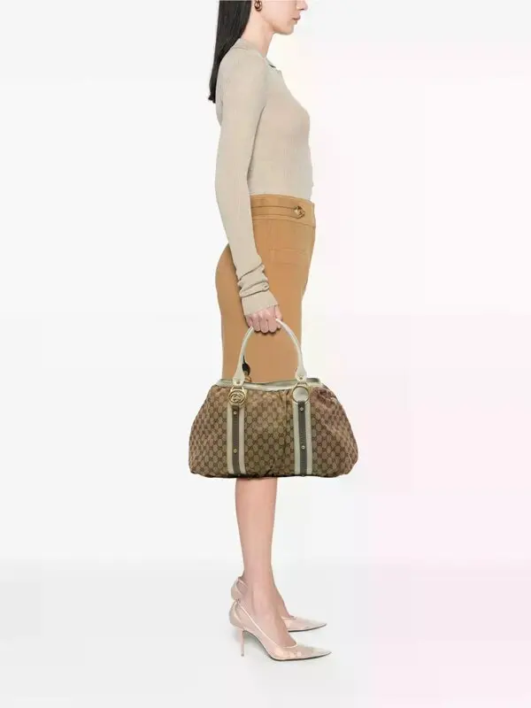 Gucci 2016-2026 Gg Canvas Interlocking G Tote Bag