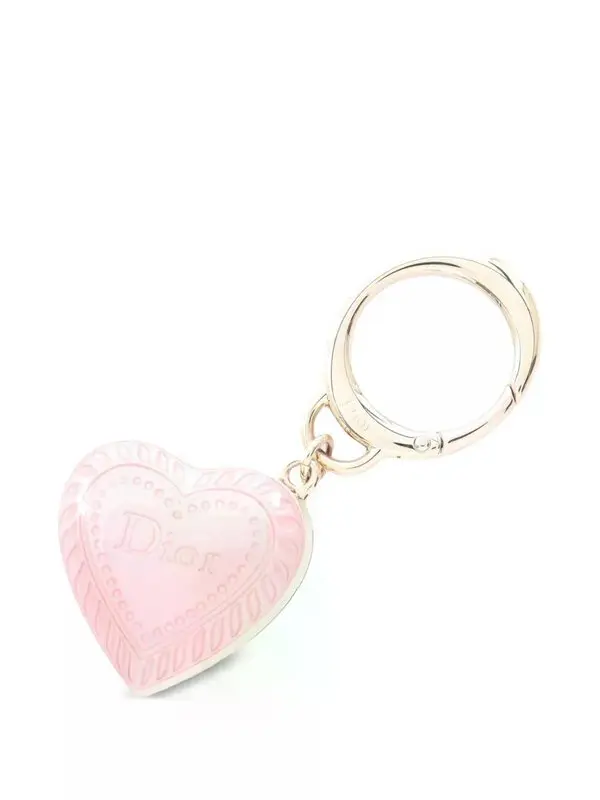 Dior 2010s Heart Mirror Bag Charm - Gold