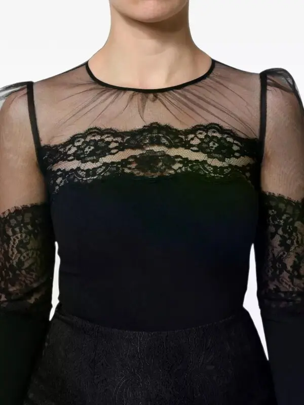 Dolce & Gabbana Lace-trim Midi Dress
