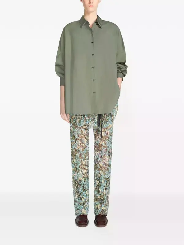 Dries Van Noten Cotton Cocoon Shirt