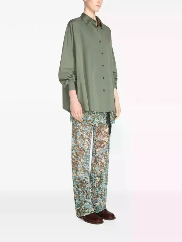 Dries Van Noten Cotton Cocoon Shirt