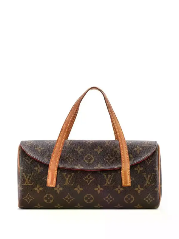 LOUIS VUITTON Sonatine Handbag Monogram Canvas Satchel