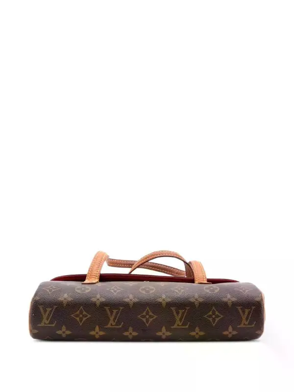 LOUIS VUITTON Sonatine Handbag Monogram Canvas Satchel
