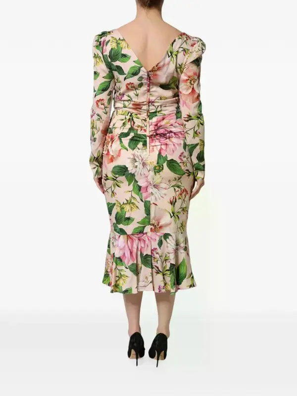 Dolce & Gabbana Floral-print Midi Dress