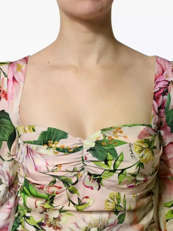 Dolce & Gabbana Floral-print Midi Dress