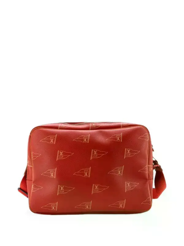 LOUIS VUITTON Cup Calvi Messenger Bag Coated Canvas Crossbody Bag