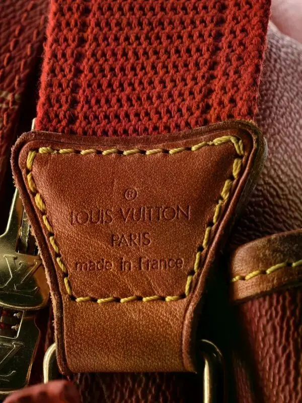 LOUIS VUITTON Cup Calvi Messenger Bag Coated Canvas Crossbody Bag
