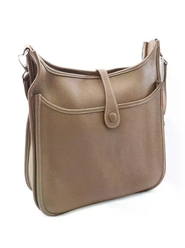 Hermès Pm Evelyne 3 Troyes Shoulder Bag - Brown