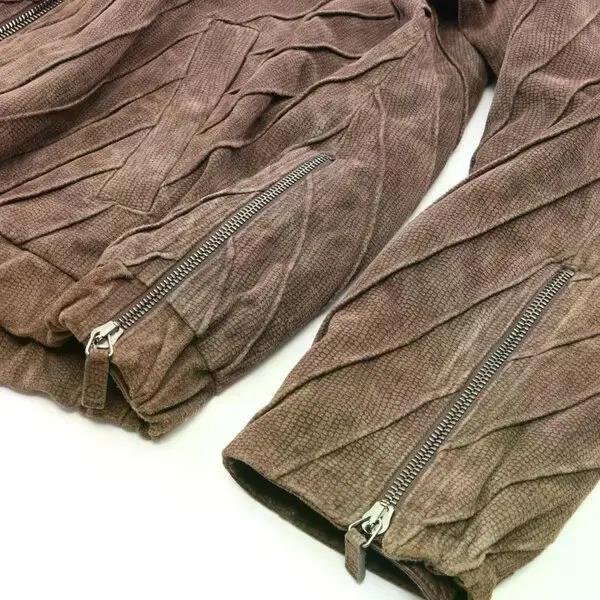 Giorgio Armani 2010s Textured Zip-up Jacket