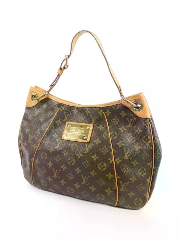 LOUIS VUITTON Pm Galliera Monogram Canvas Tote Bag - Brown