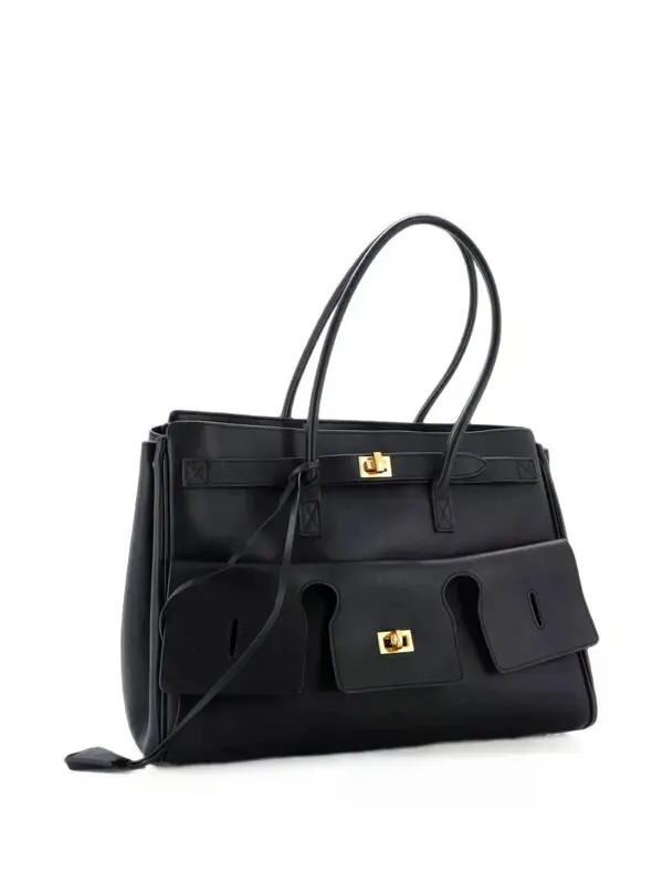 Balenciaga Bel Air Carry All Bag Leather Medium Tote Bag