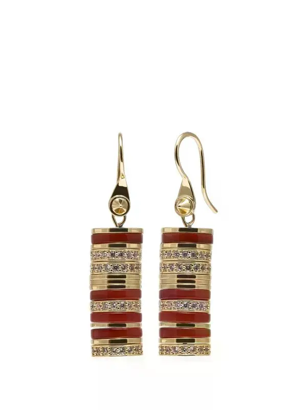Eddie Borgo Lenox Pavé Drop Earrings - Gold