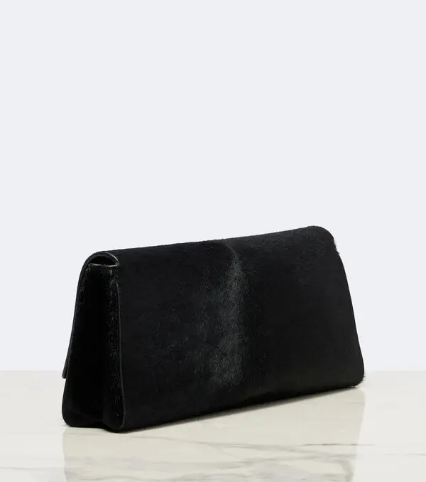 Khaite Audrey Medium Calf Hair Clutch