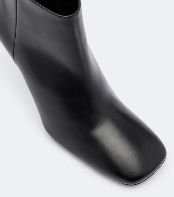 JUDE Credo Leather Ankle Boots - Black