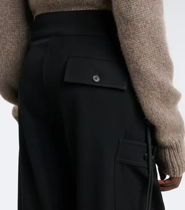 THE ROW Elga Wool Cargo Pants