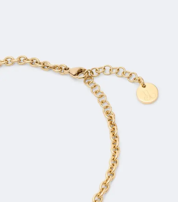 La DoubleJ Mini Shen 24kt -plated Necklace