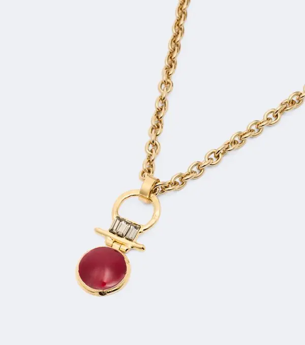 La DoubleJ Mini Shen 24kt -plated Necklace
