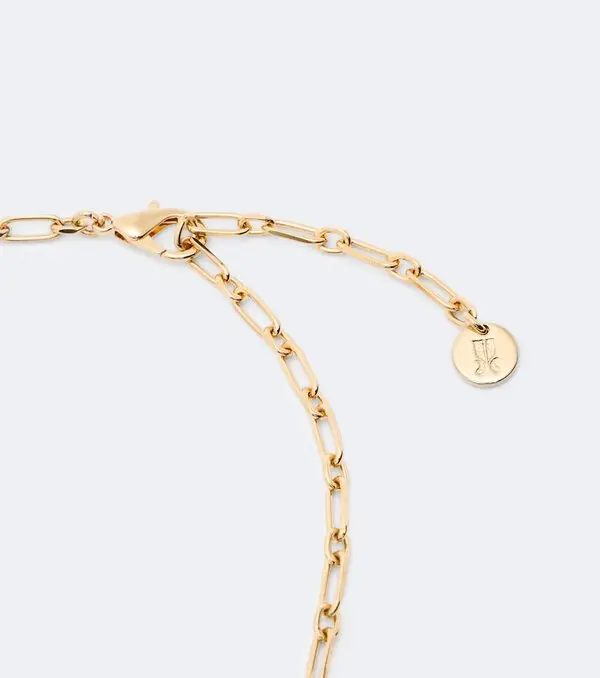 La DoubleJ Lady Scarab Embellished Necklace