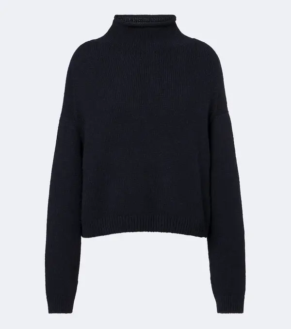 Khaite Marke Cashmere Turtleneck Sweater - Blue
