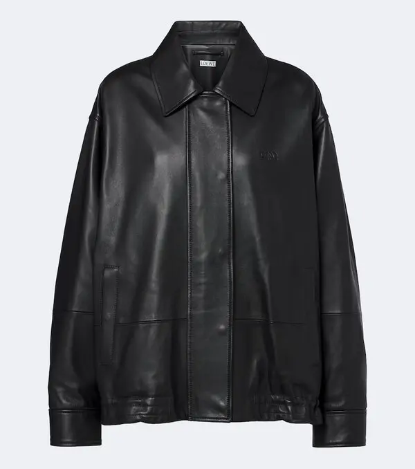 Loewe Oversized Leather Jacket