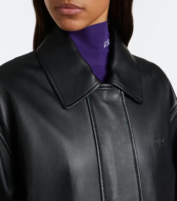 Loewe Oversized Leather Jacket
