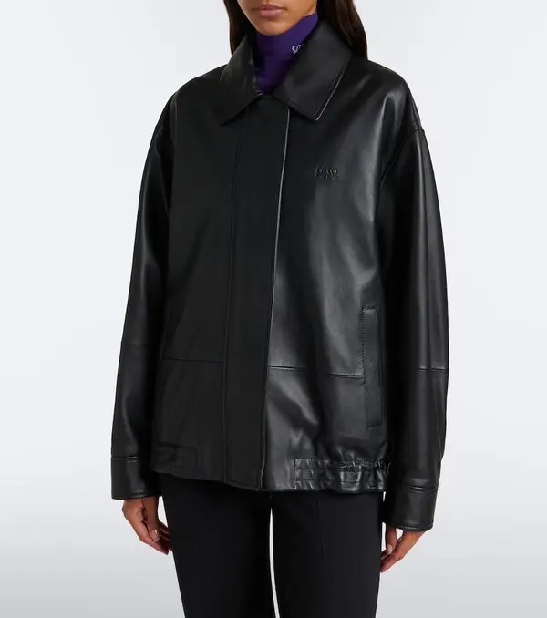 Loewe Oversized Leather Jacket