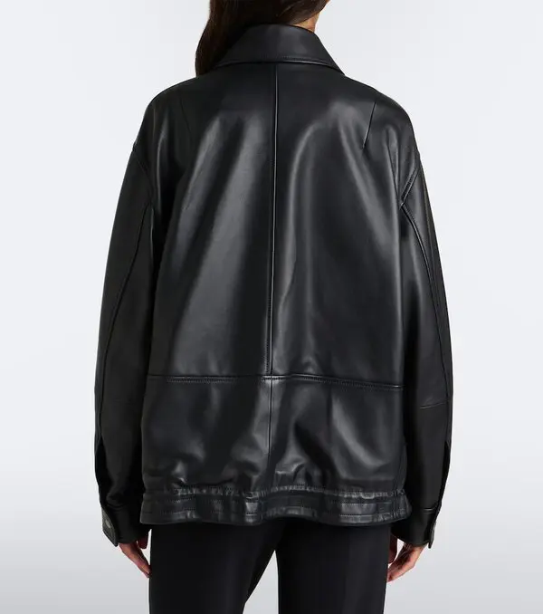 Loewe Oversized Leather Jacket