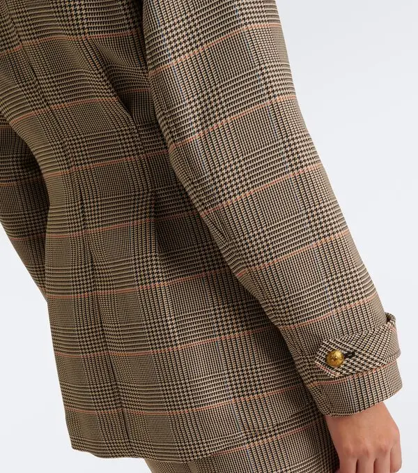 Veronica Beard Severine Prince Of Wales Check Jacket