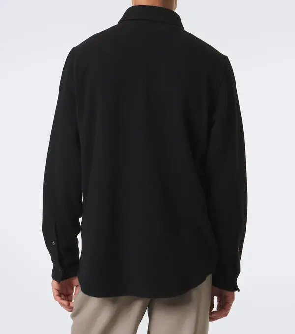 GOD'S TRUE CASHMERE Cashmere Shirt With Spinels - Black