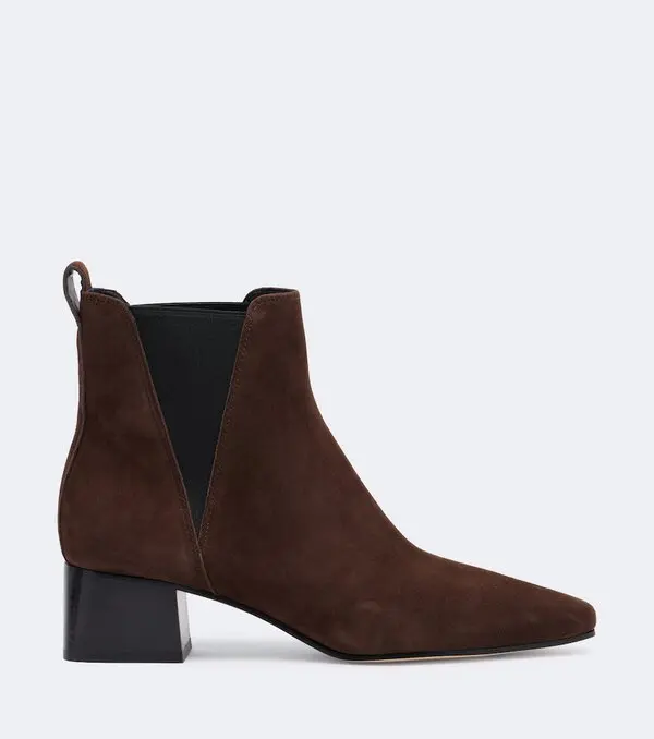 Veronica Beard Astra Suede Chelsea Boots