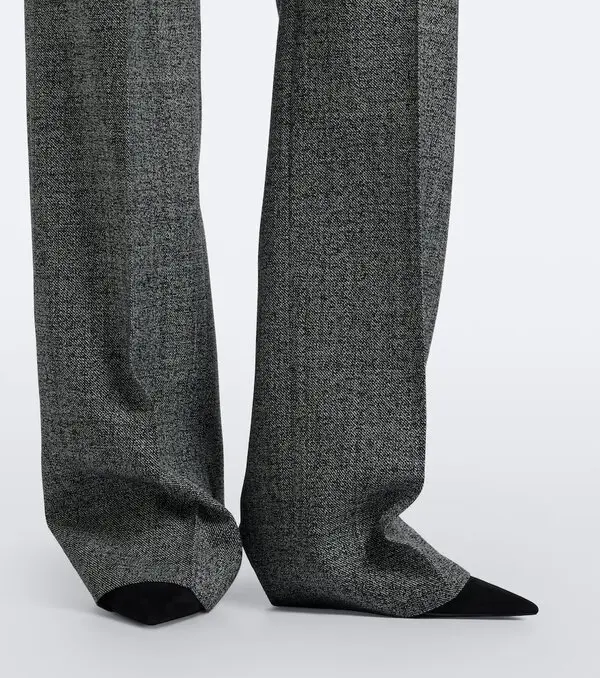 Dolce & Gabbana Virgin Wool Straight Pants